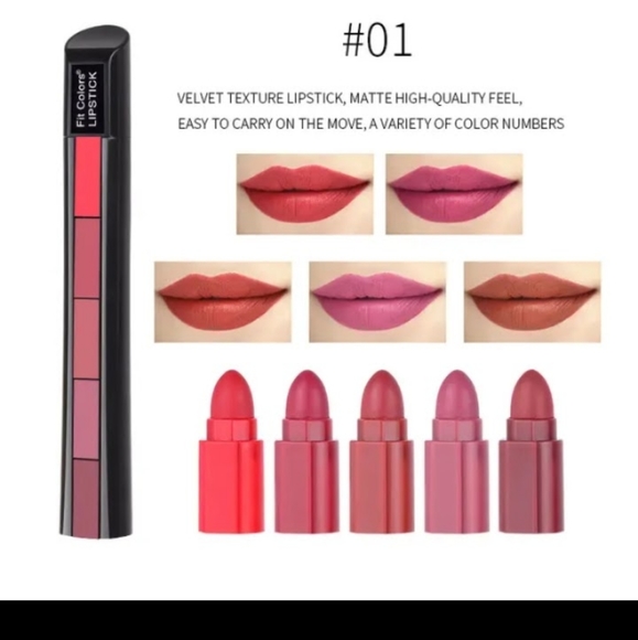 Makeup | 32 Sexy Red Lipstick Set Matte Velvet Texture Longlasting ...
